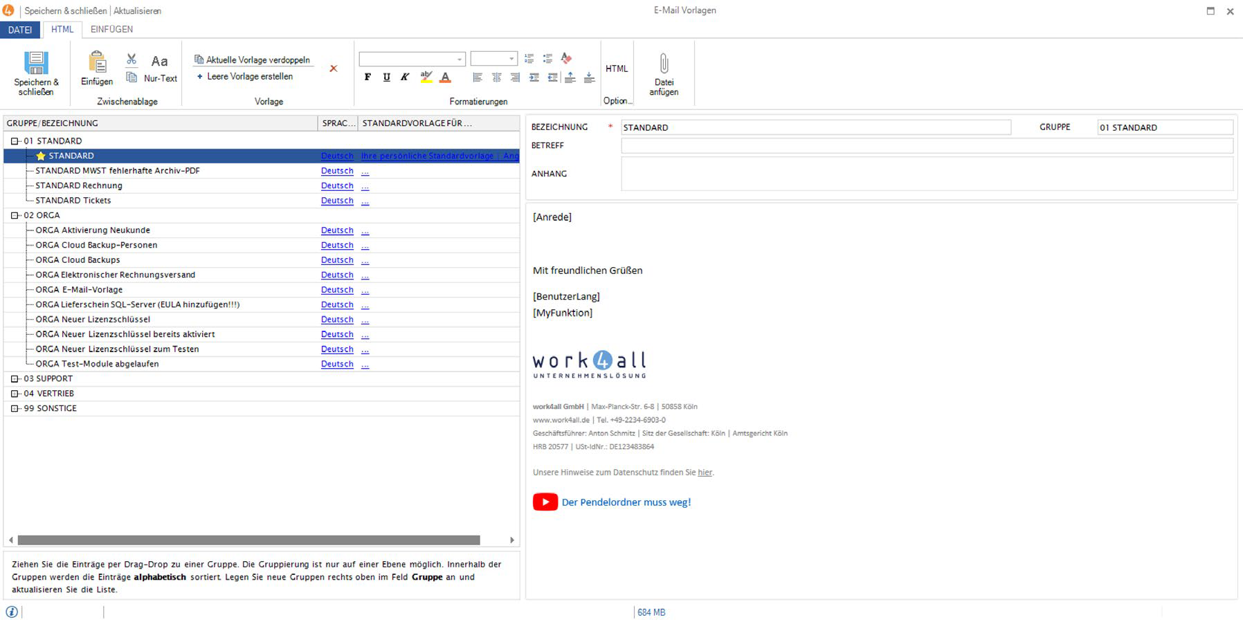 work4all Help-Center